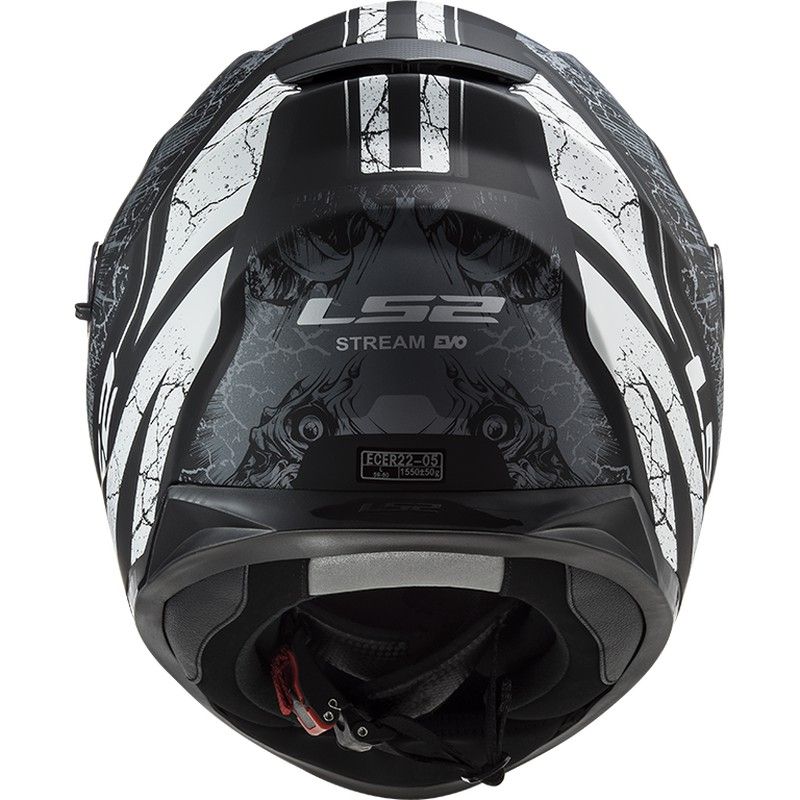 Casco ls2 stream evo throne negro titanium — Totmoto