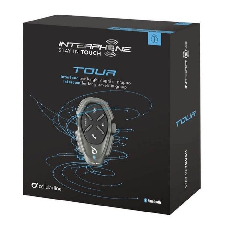 Interphone cellularline tour ( comunica 4 interfonos ) kit doble — Totmoto